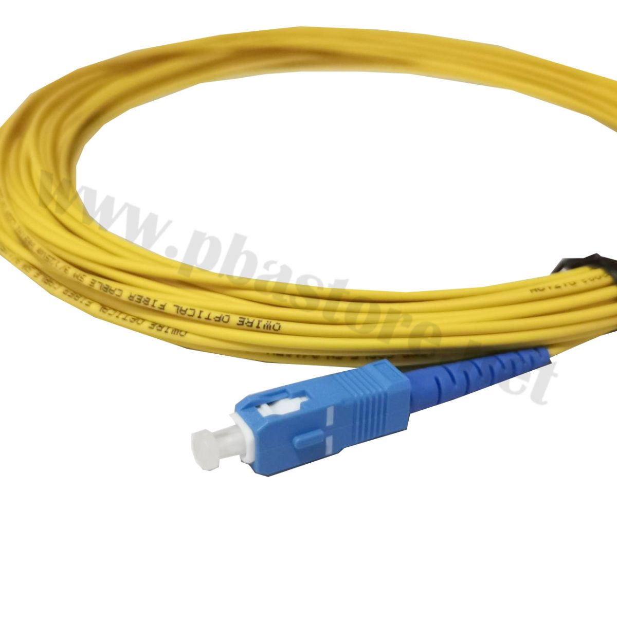 PATCH CORD FIBER 9/125 SC/UPC-SC/UPC SM-SX G657A1 2.0MM 15M สายไฟเบอร์เข้าหัวสำเร็จรูปชนิด SC ...